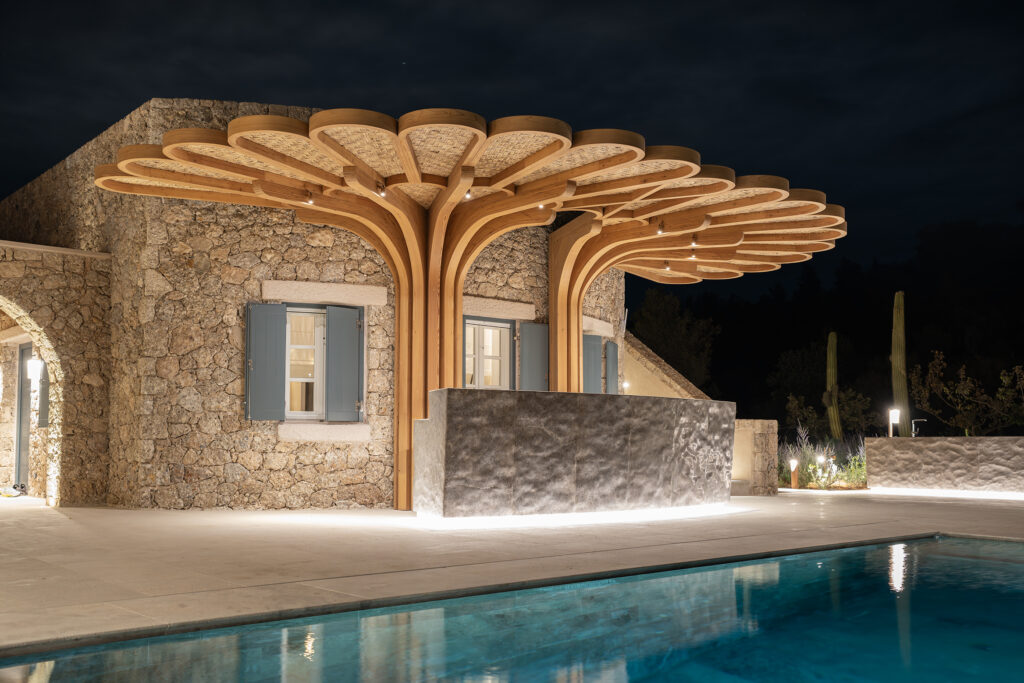 Πέργκολα Laminated Premium Pine στο Πόρτο Χέλι - Assiouras Bros ...